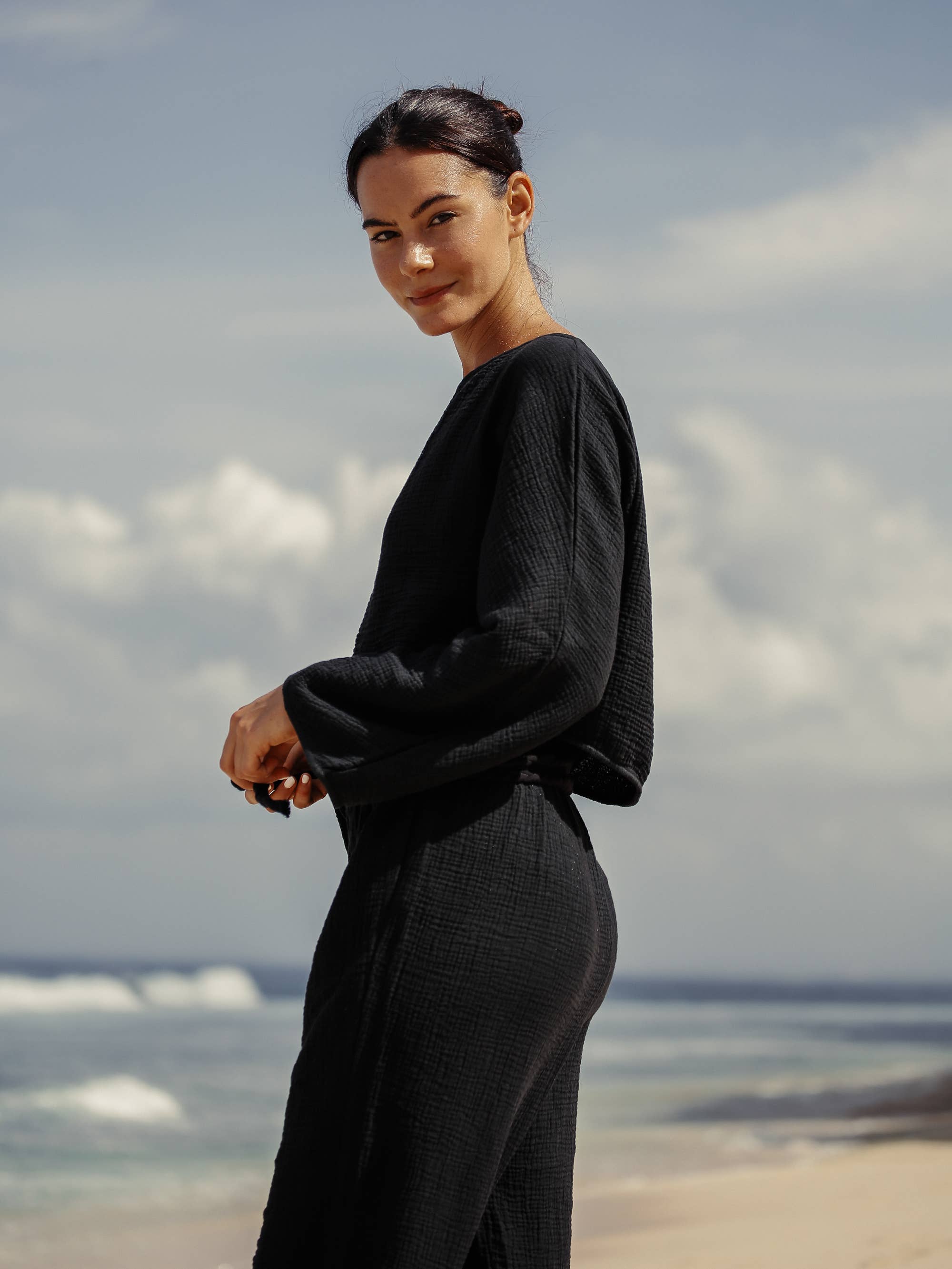 Paloma Paper Bag Pants - Black – Next Generation Boutique